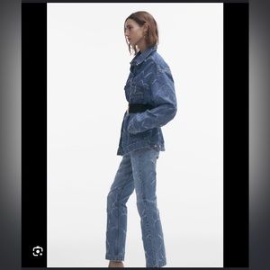 Zara | Jackets & Coats | Zara Trf Heart Denim Jacket | Poshmark